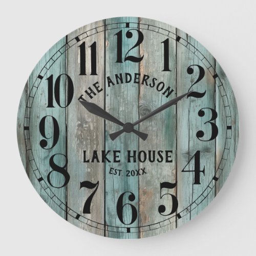 USA, Red, White, Blue Hearts, Patriotic Wallclock – The Rustic Clock